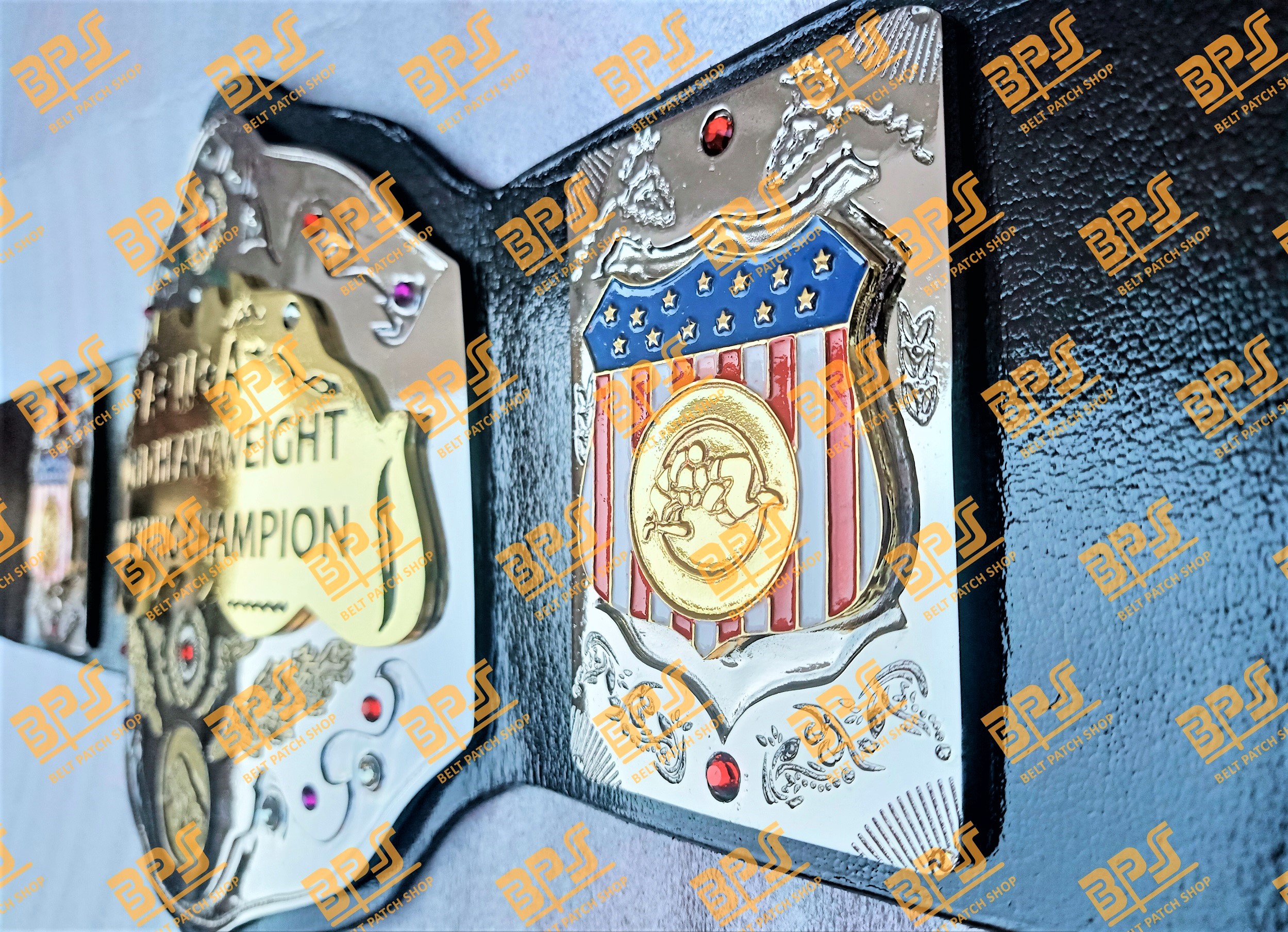 A+W+A AWA World Heavyweight Wrestling Championship Title Belt
