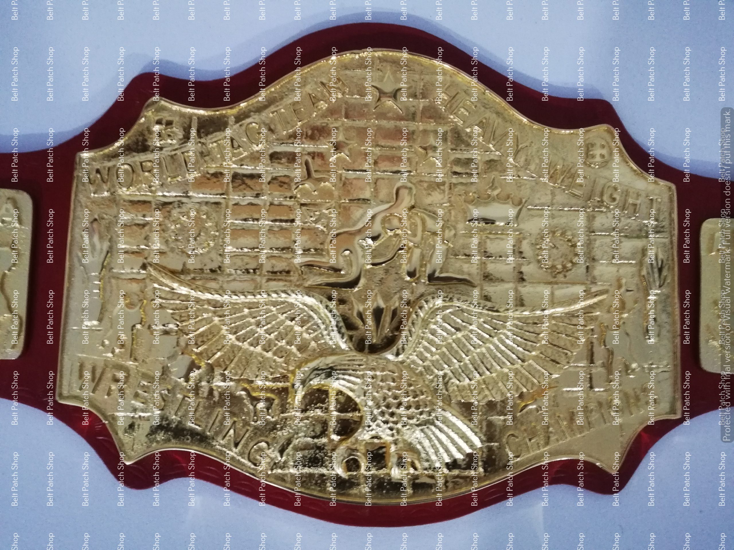 Customised World Heavyweight Title Belt